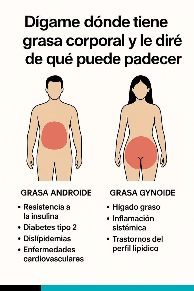 Dígame dónde tiene grasa corporal y le diré de qué puede padecer ...